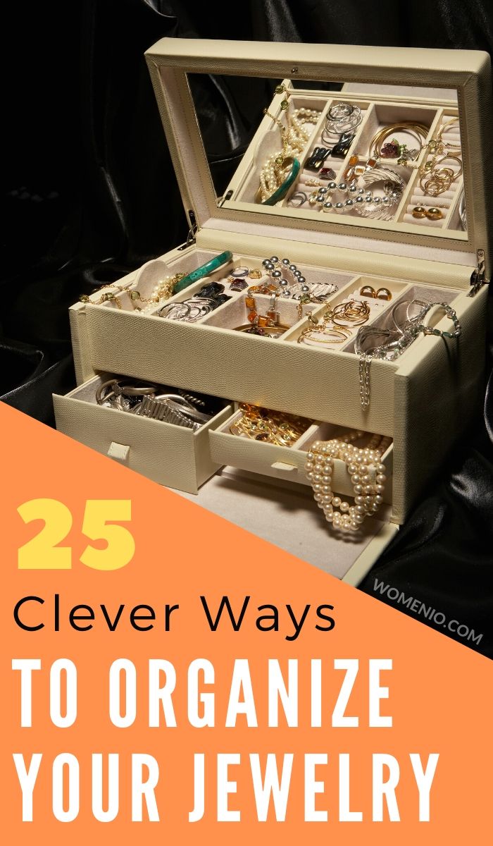 25 Clever Ways to Organize Your Jewelry 25 Clever Ways to Organize Your Jewelry