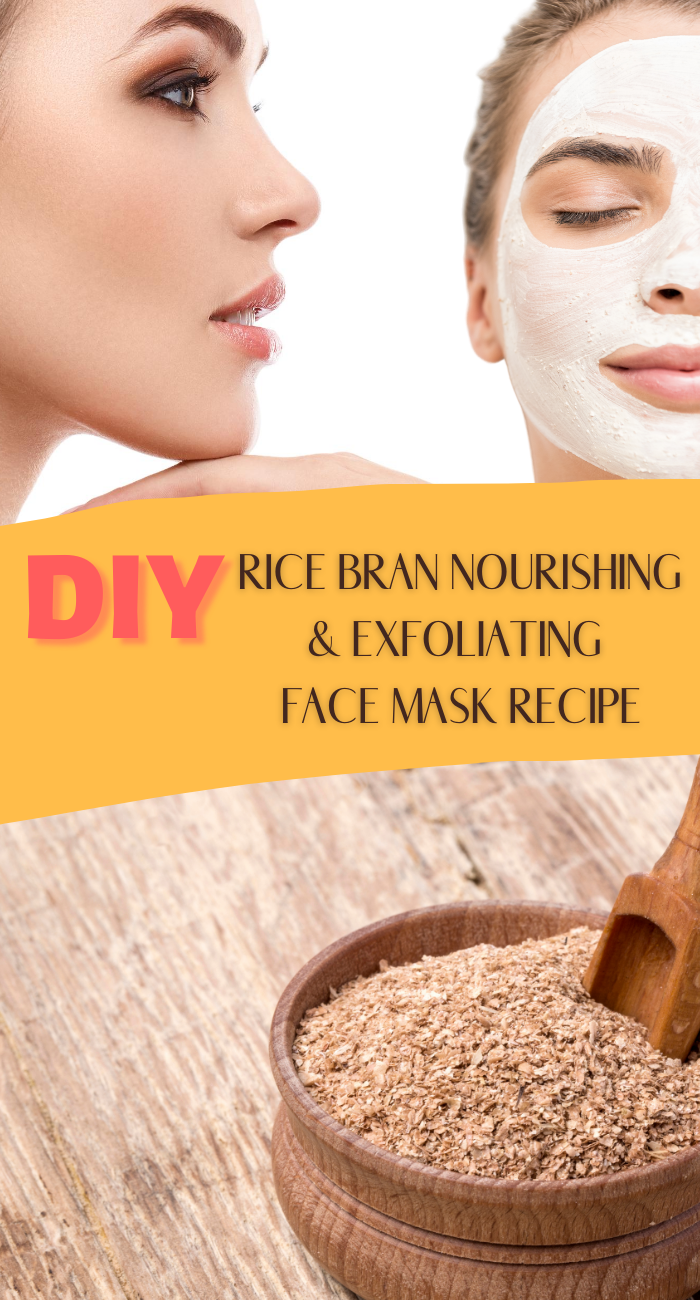 DIY Rice Bran Nourishing & Exfoliating Face Mask Recipe
